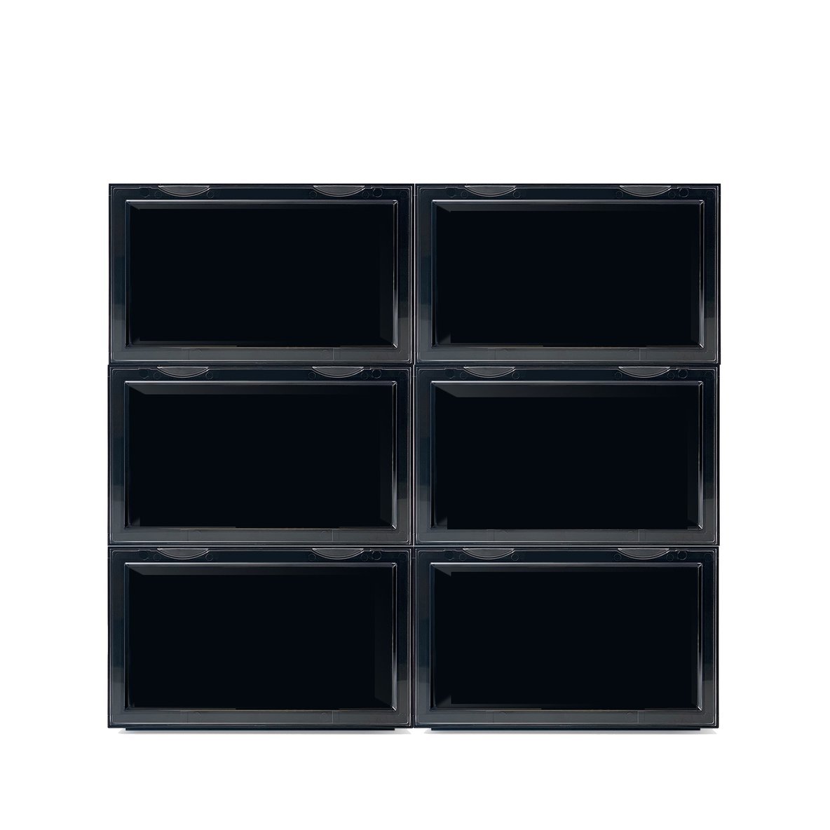 Drop Side Storage Box - 6pk Black – SNEAKER THRONE